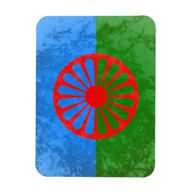 Romani flag magnet | Zazzle