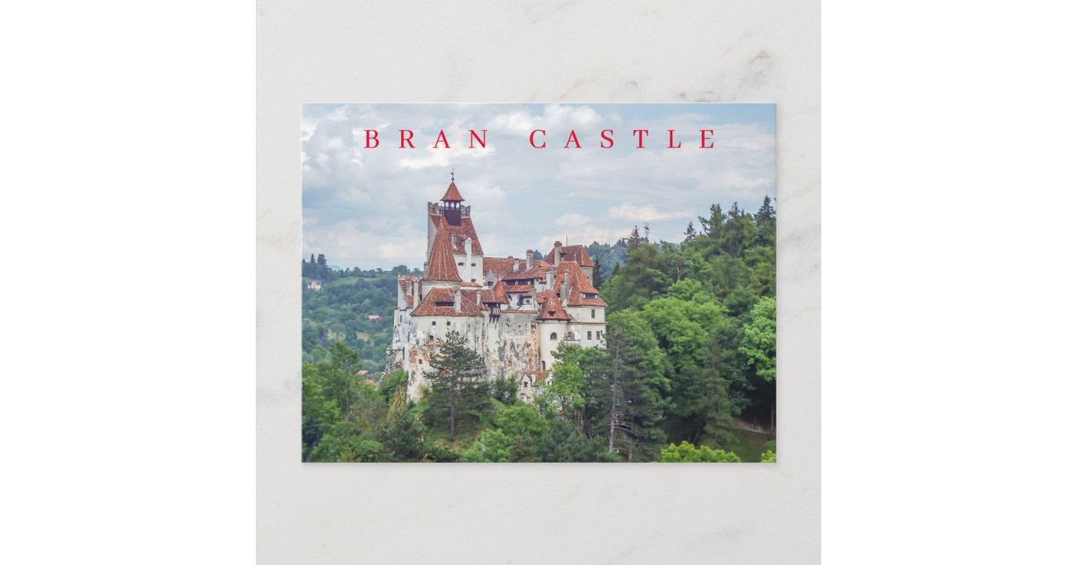 Romania Bran Castle view postcard | Zazzle