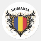 Romania Flag Heart Sticker | Zazzle.com