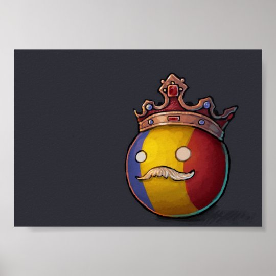 Romania Countryball Poster | Zazzle.com