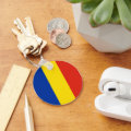 Romanian Flag Keychain | Zazzle
