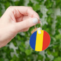 Romanian Flag Keychain | Zazzle