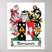 Romanov Family Crest Poster | Zazzle