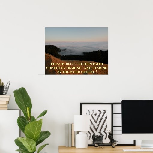 ROMANS 10:17 POSTER | Zazzle