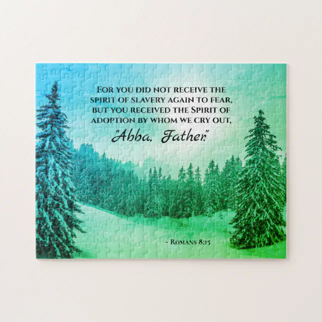 Romans 8:15 We cry out "Abba Father" Jigsaw Puzzle | Zazzle