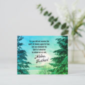 Romans 8:15 We cry out "Abba Father" Postcard | Zazzle