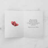 Romantic 57th Wedding Anniversary Painted Roses Card | Zazzle