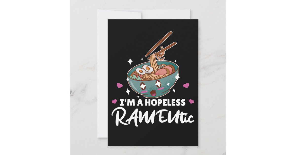 Romantic And Funny Pun On Ramen Invitation | Zazzle