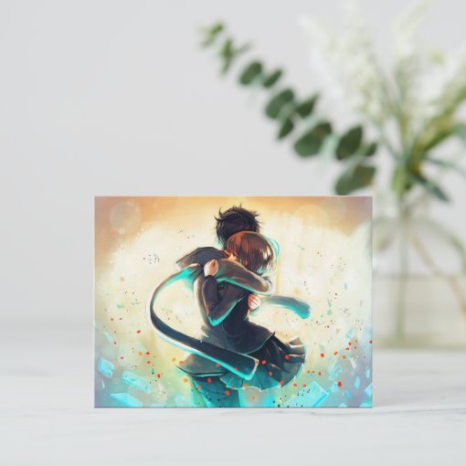 Romantic Anime Postcard | Zazzle