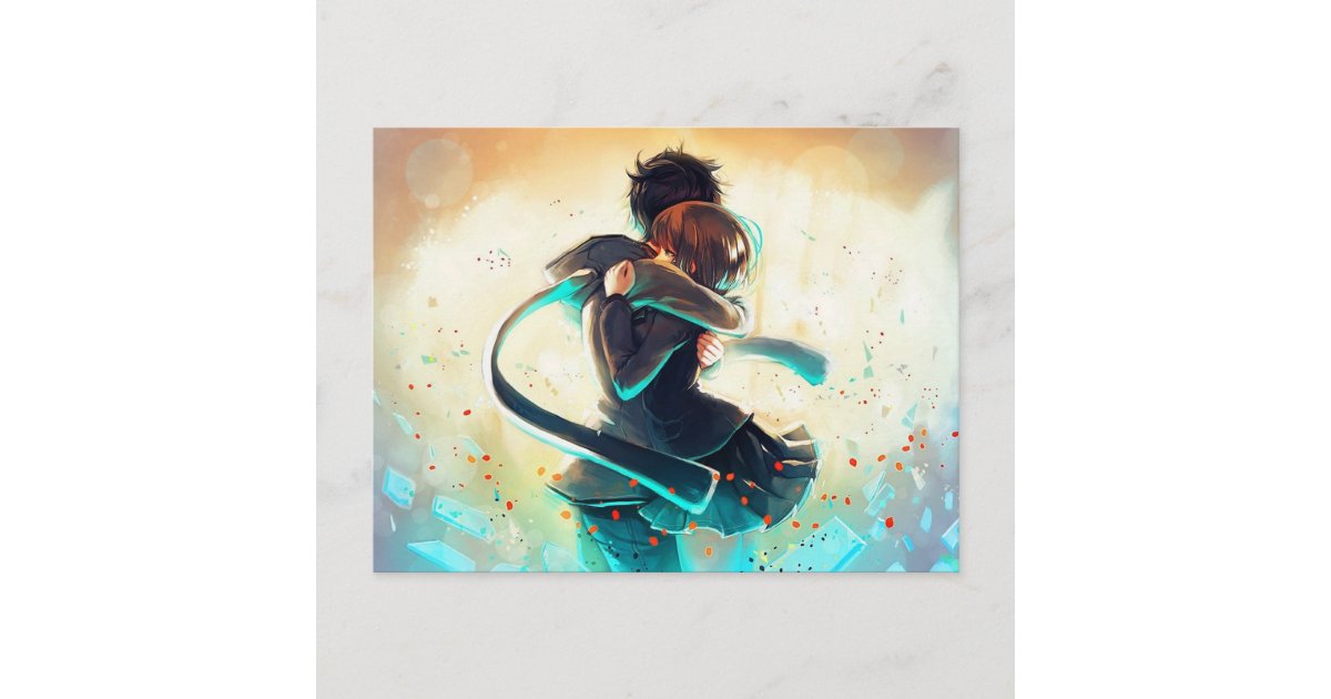 Romantic Anime Postcard | Zazzle