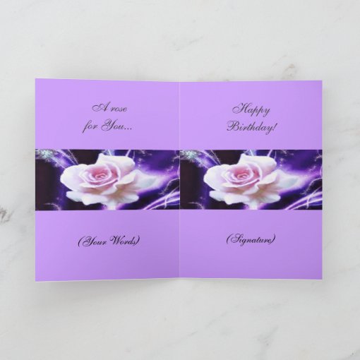 Romantic Birthday Card | Zazzle