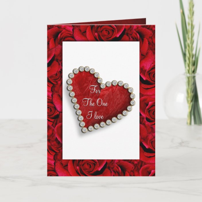 Romantic birthday valentine love poem holiday card | Zazzle.com