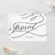 Romantic Calligraphy | Flourish Reserved Sign | Zazzle