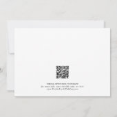 Romantic Calligraphy | QR Code Horizontal Save The Date | Zazzle