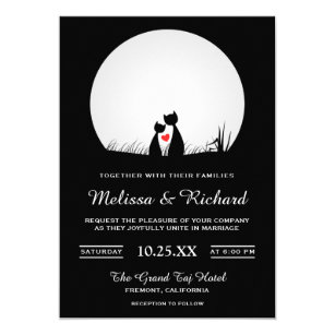 Cat Wedding Invitations | Zazzle