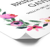 Romantic Fairytale "Happily Ever After" Wedding Poster | Zazzle