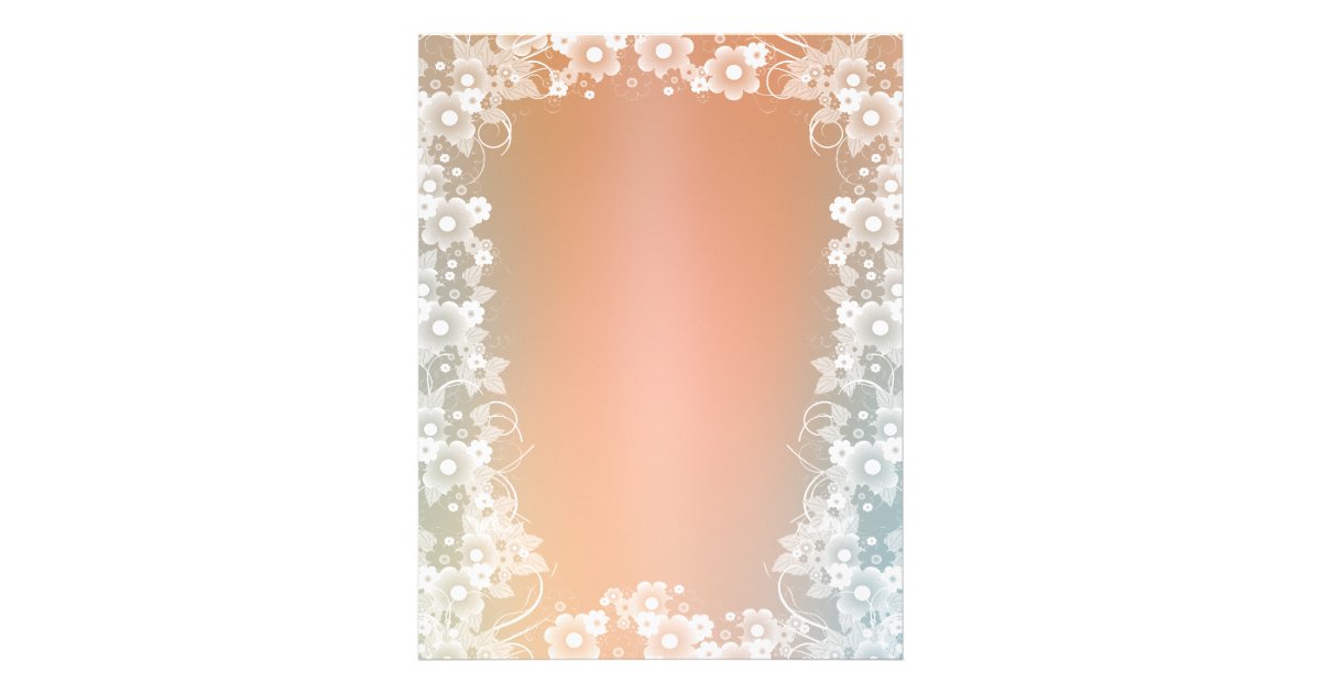 Romantic Floral scrapbook paper design | Zazzle