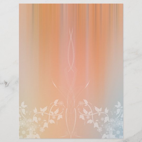 Romantic Floral scrapbook paper design | Zazzle.com
