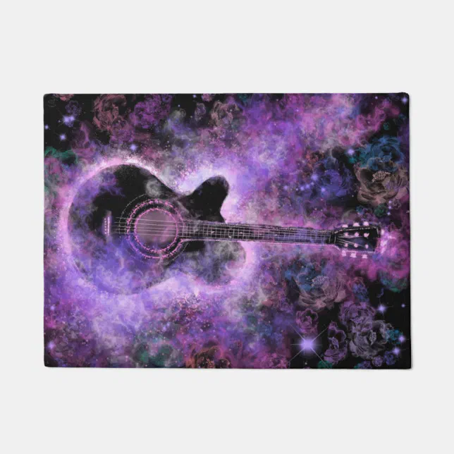 Romantic Guitar Music - Magic Sound Doormat | Zazzle