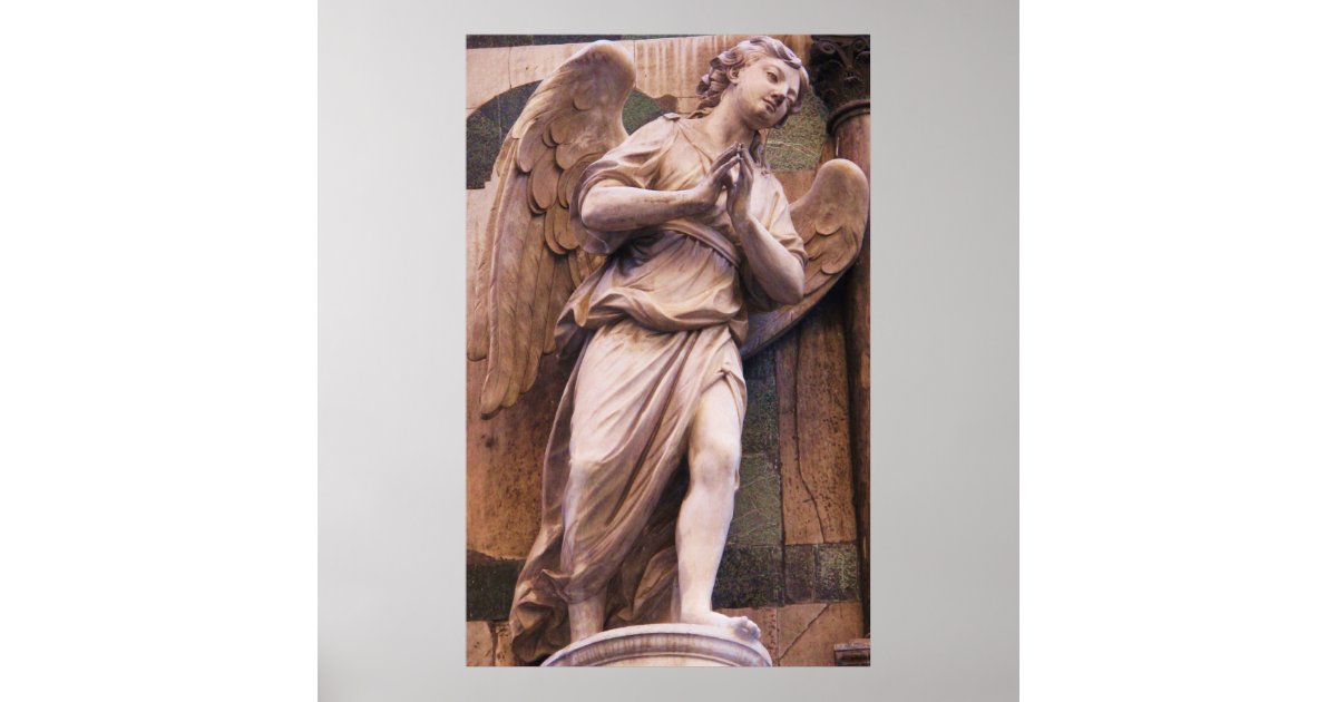 Romantic Italian Renaissance Angel Poster | Zazzle