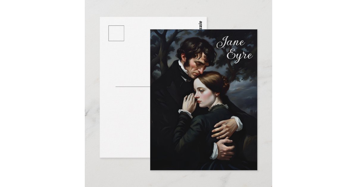 Romantic Jane Eyre and Edward Rochester Postcard | Zazzle