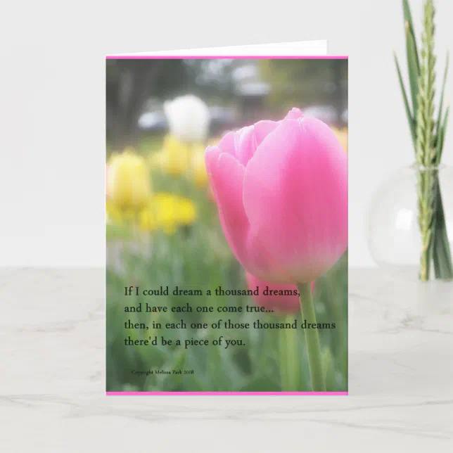 Romantic Love Poem Greeting card | Zazzle