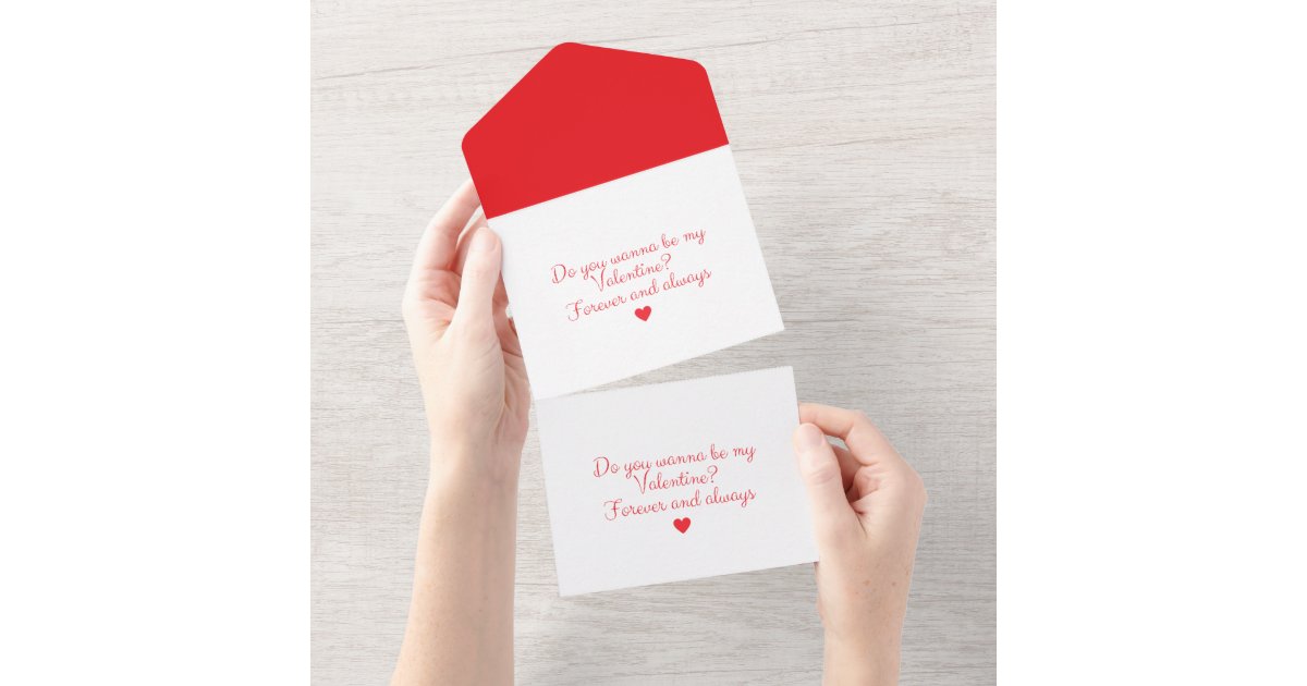 Romantic Love Proposal Card | Zazzle