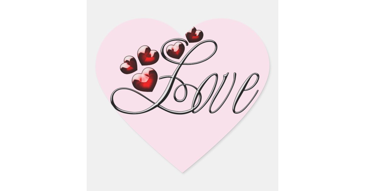 romantic love stickers | Zazzle