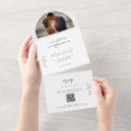 Romantic Mood QR Codes Wedding Photo All In One I All In One Invitation ...