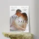 Romantic Movie Poster 2 Quotes Photo Wedding Save The Date | Zazzle