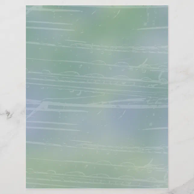 Romantic Nature and Water scrapbook paper design | Zazzle