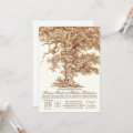 Romantic old oak tree rustic wedding invitation | Zazzle