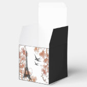 Romantic Paris Eiffel Tower wedding favor box | Zazzle