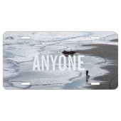 Romantic Photo Beach Scene | Personalized License Plate | Zazzle