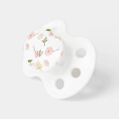 Romantic Pink Watercolor Floral Pacifier | Zazzle