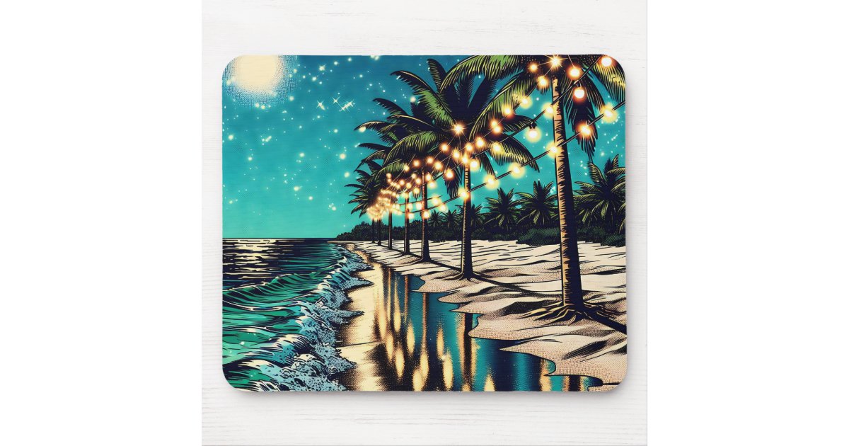Romantic Pretty Coastal Art Mouse Pad | Zazzle