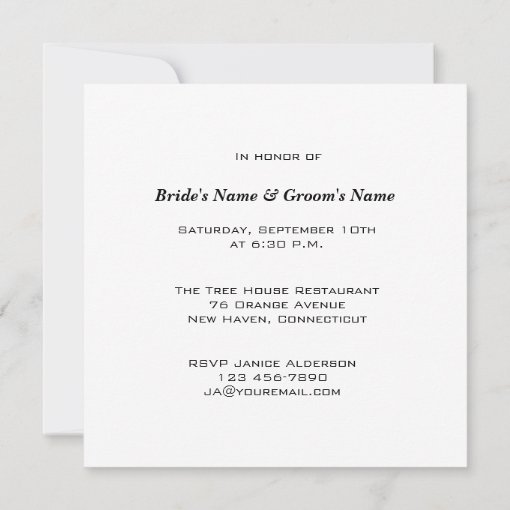 Romantic Rose Rehearsl Dinner Invitation | Zazzle