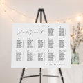 Romantic Seating Chart Wedding Reception Sign | Zazzle