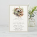 Romantic Sloth Couple Wedding Invitation | Zazzle