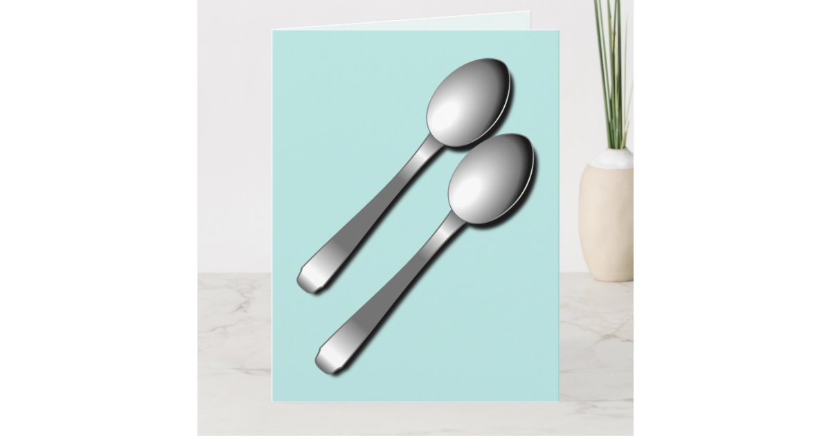 ROMANTIC SPOONING GREETING CARD CARDS | Zazzle