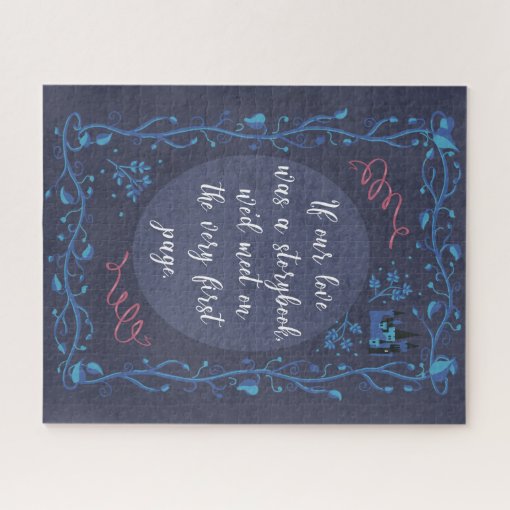 Romantic Storybook Love Jigsaw Puzzle | Zazzle