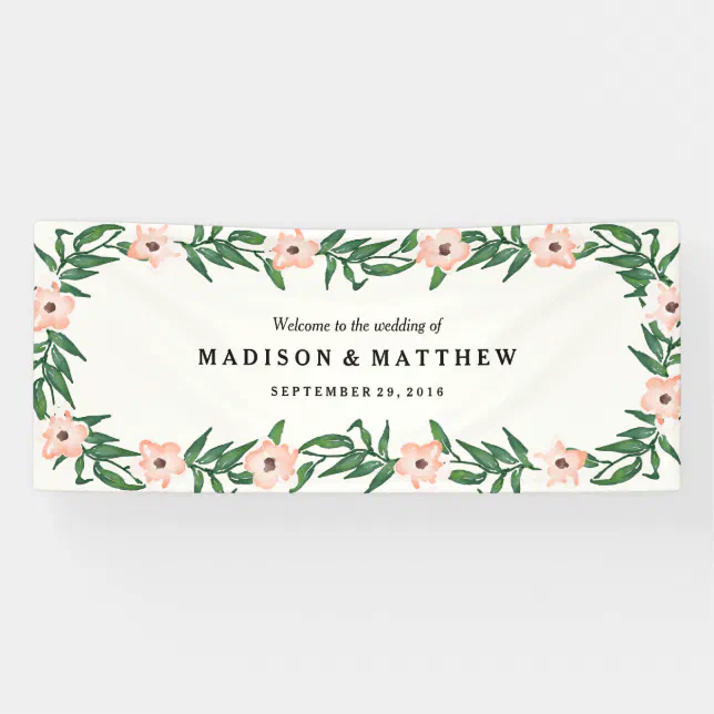 Romantic Vines Banner | Zazzle