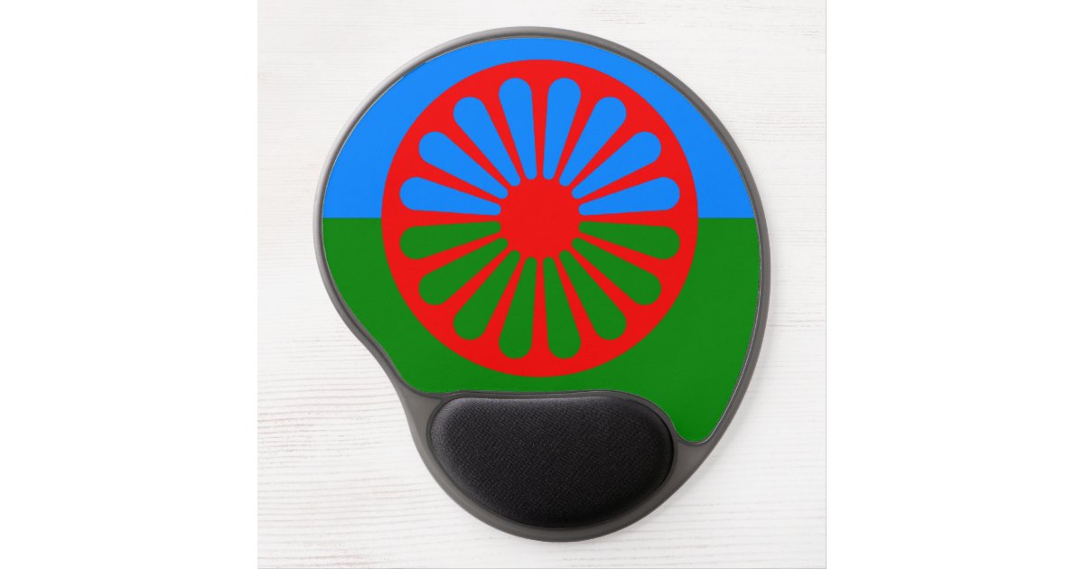 Romany Gypsy flag Gel Mouse Pad | Zazzle