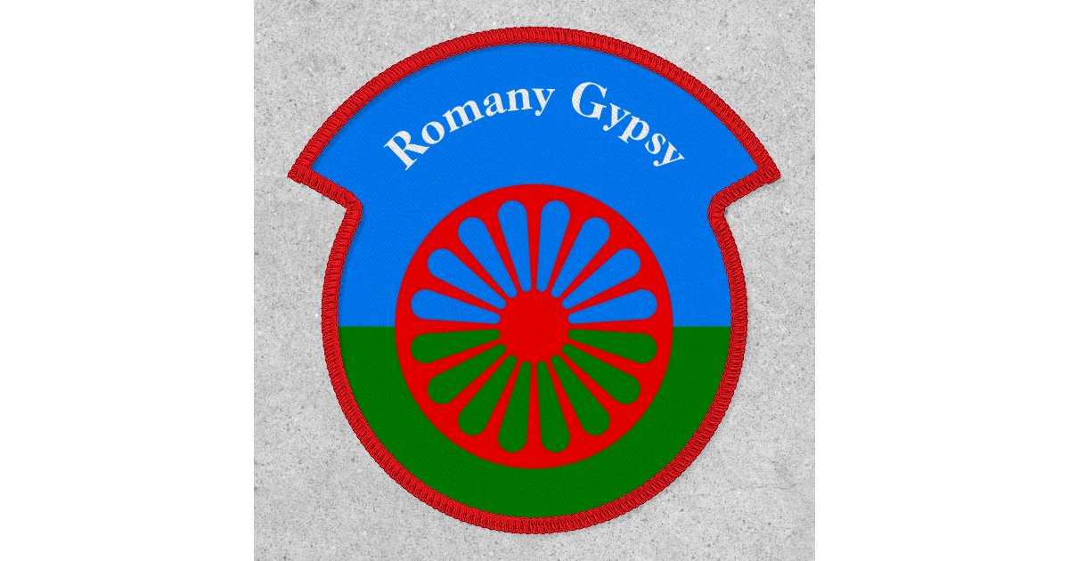 Romany gypsy flag patch | Zazzle