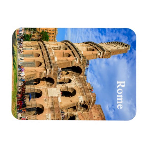 Rome and Colosseum Vinyl Magnet | Zazzle