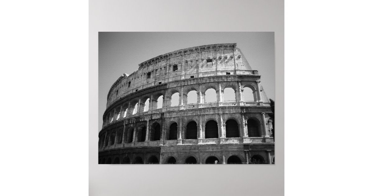 Rome Coliseum Poster | Zazzle