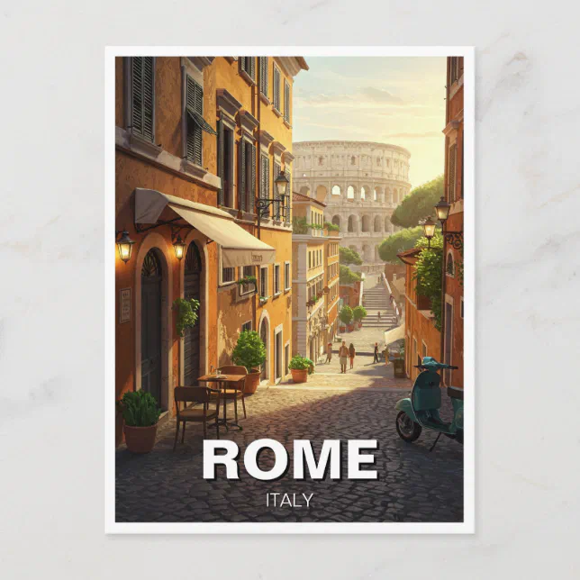 Rome Colosseum Italy Postcard | Zazzle
