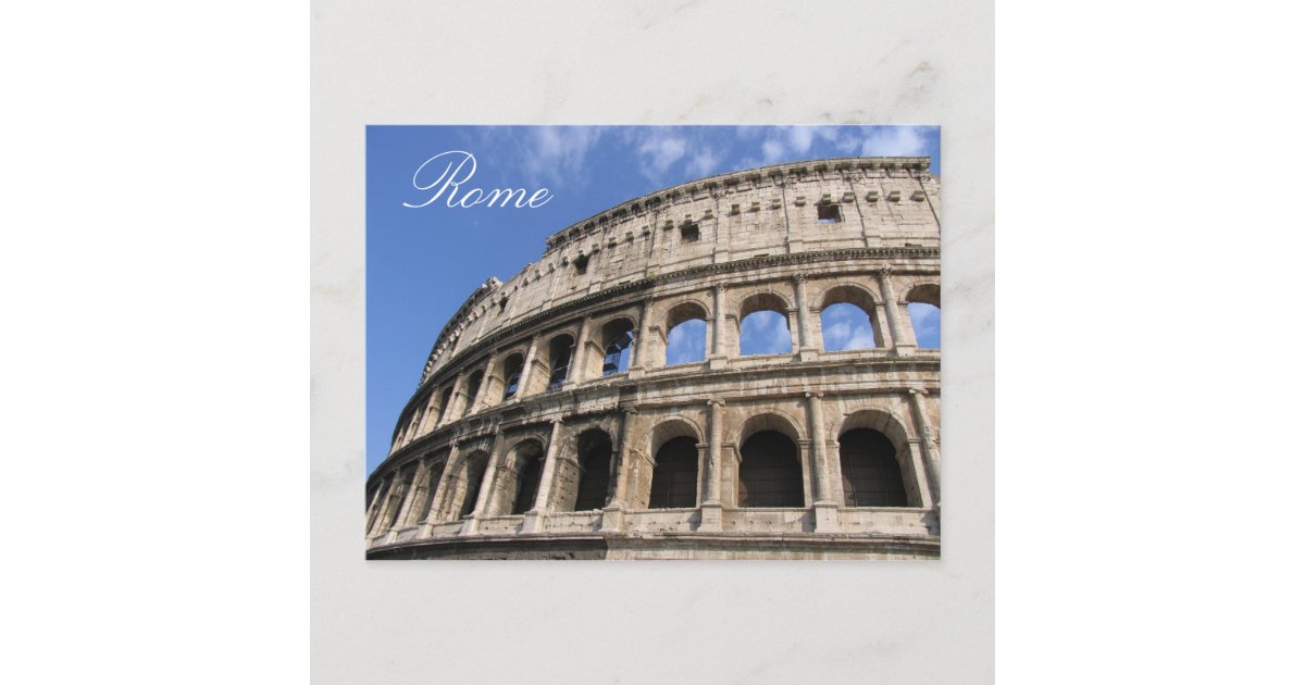 Rome, Colosseum Postcard | Zazzle