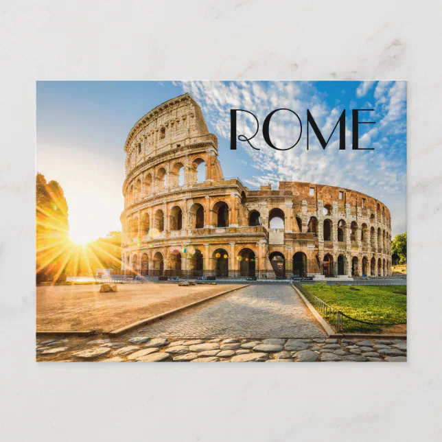 Rome Colosseum Postcard | Zazzle