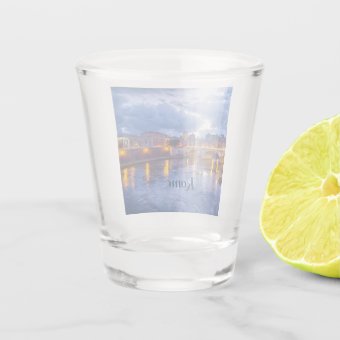 Rome Italy Beautiful Shot Glass | Zazzle
